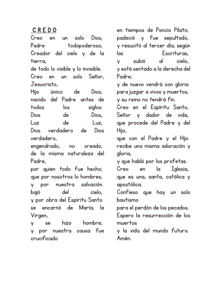 Oraciones y Credos Cristianos | PDF | Intercesión | Oración