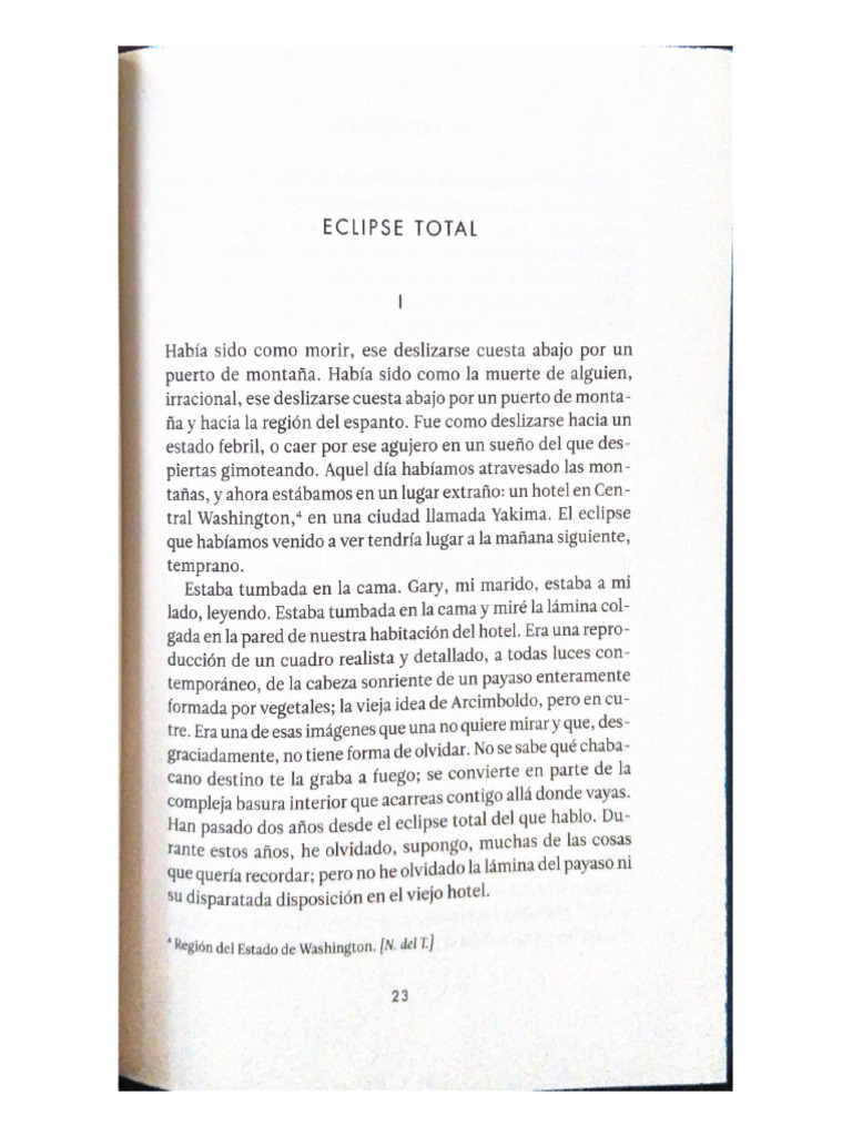 Eclipse Total Annie Dillard | PDF