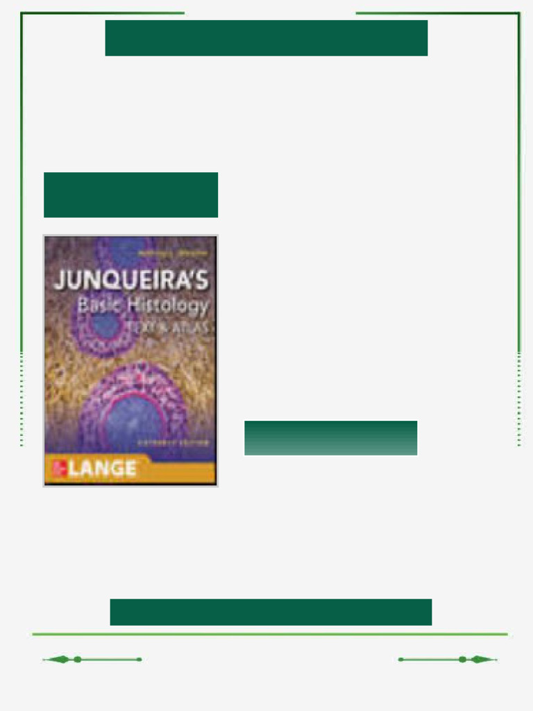 Junqueira's Basic Histology: Text and Atlas, Sixteenth Edition Anthony ...