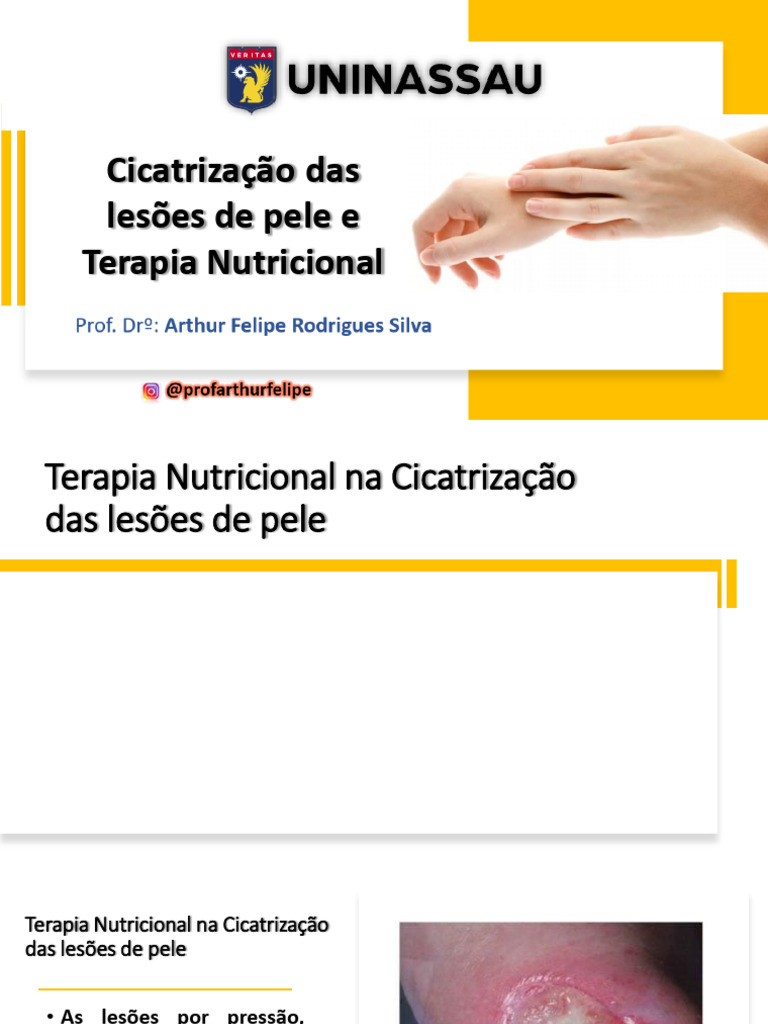 03 Cicatriza o Das Lesoes de Pele | PDF | Cura | Vitamina