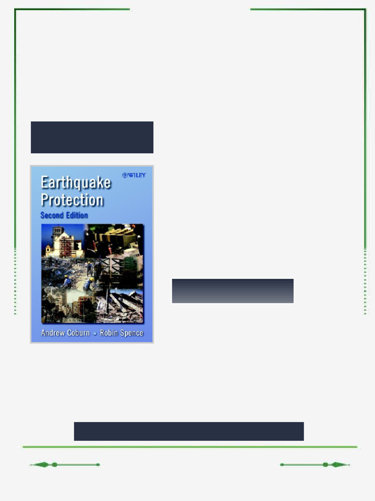 Earthquake Protection 2nd Edition Andrew Coburn Robin Spence ebook full ...