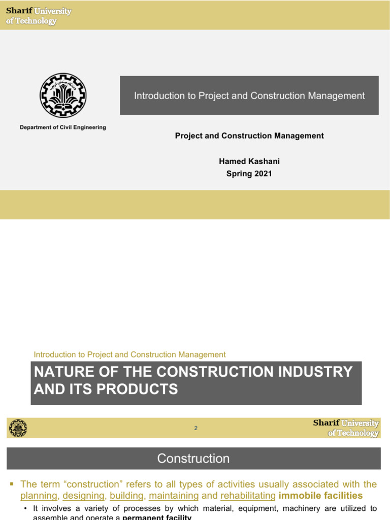 Overview of Construction Industry Dynamics | PDF | Economics | Economies
