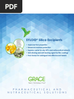 Syloid 244 FP Usa | PDF | Silicon Dioxide | Adsorption