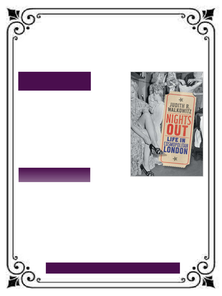 Nights Out Life in Cosmopolitan London Judith Walkowitz ebook formatted ...