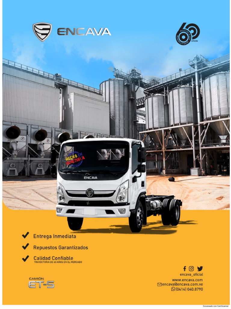 Ficha Encava Camion Et-5 Piso Amarillo(1) | PDF