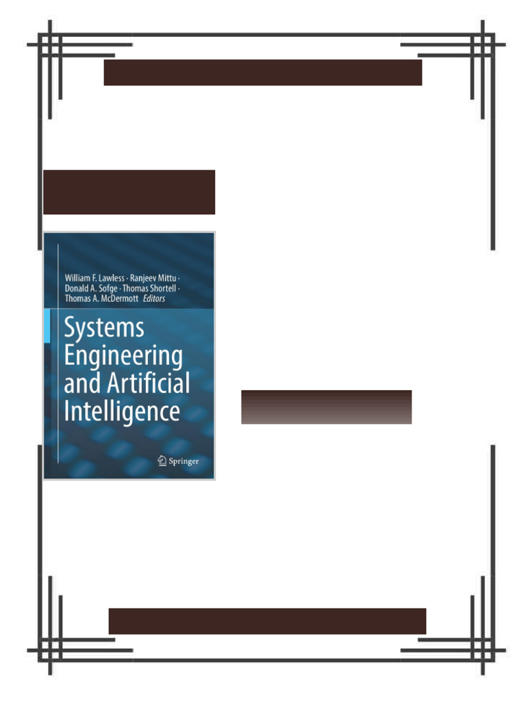 Systems Engineering and Artificial Intelligence eBook corrected edition ...