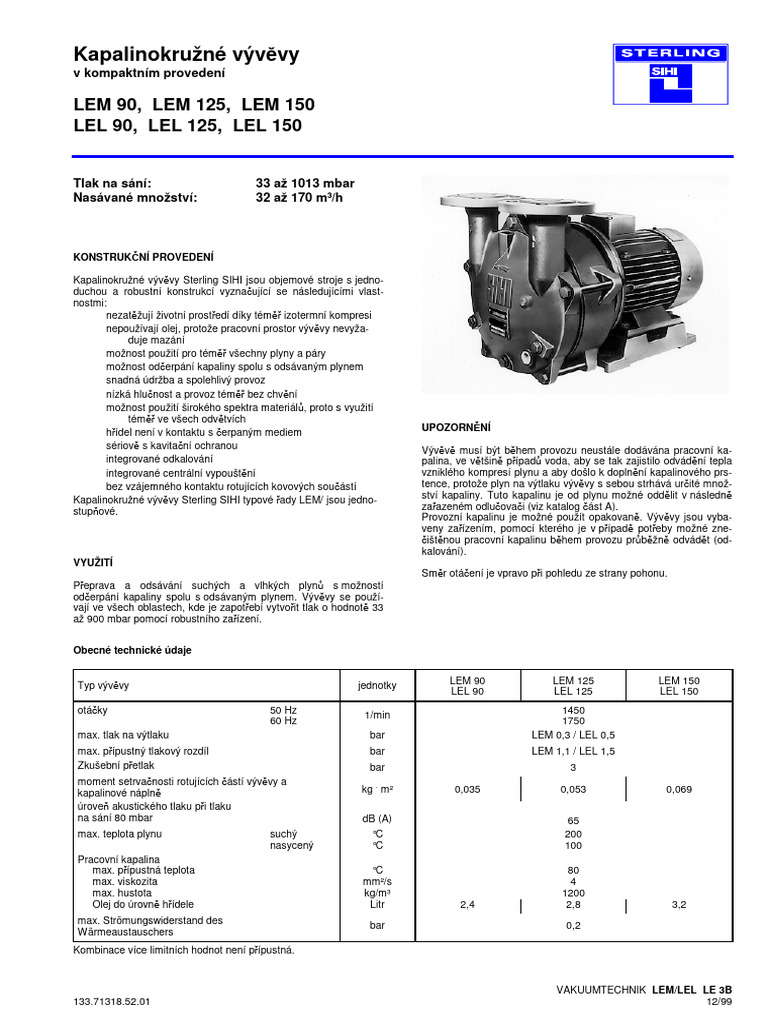 Lem-Lel 90-125-150 | PDF