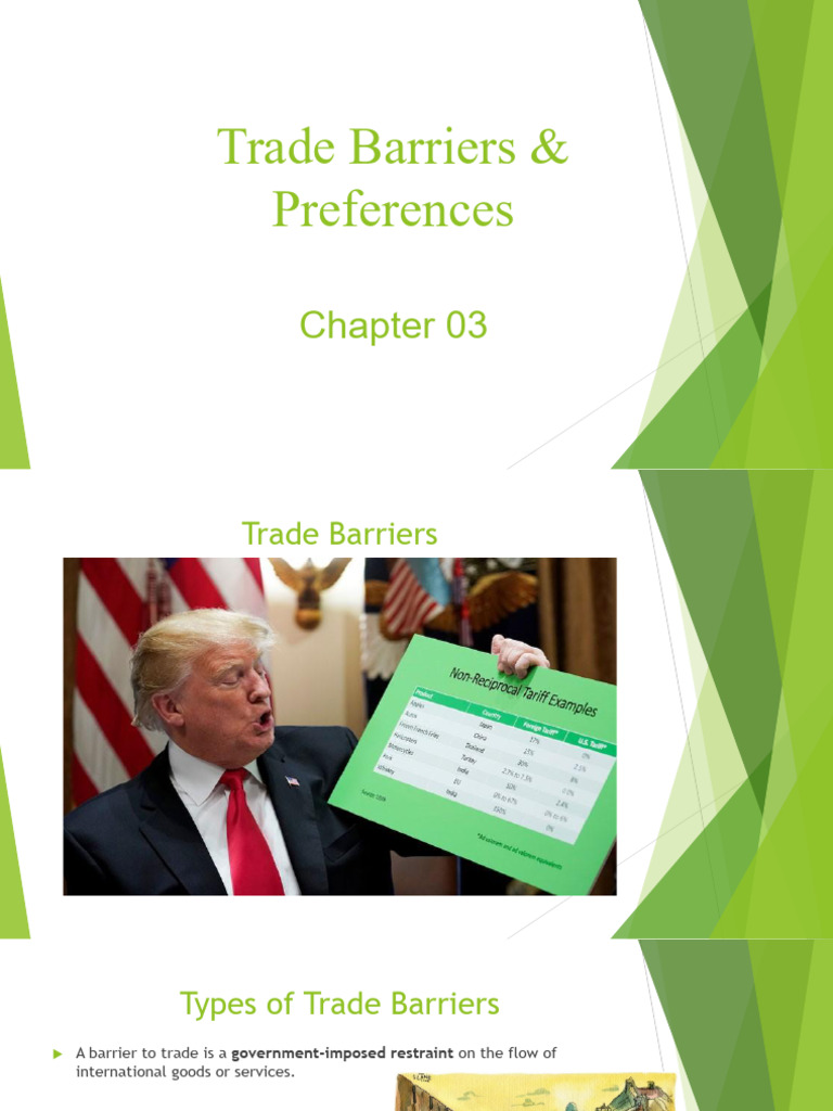Understanding Trade Barriers and Preferences | PDF | Non Tariff ...