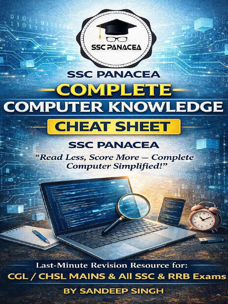 Complete Computer Knowledge Cheat Sheet by Ssc Panaceaenglish | PDF ...