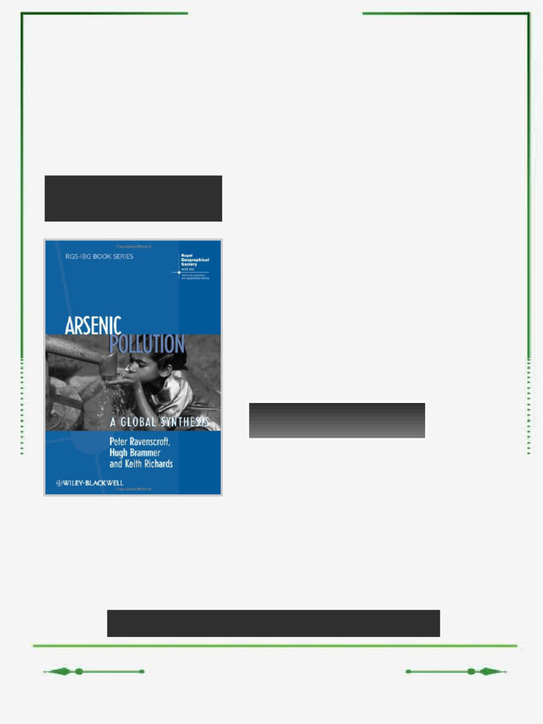 Arsenic pollution a global synthesis Peter Ravenscroft ebook fully ...