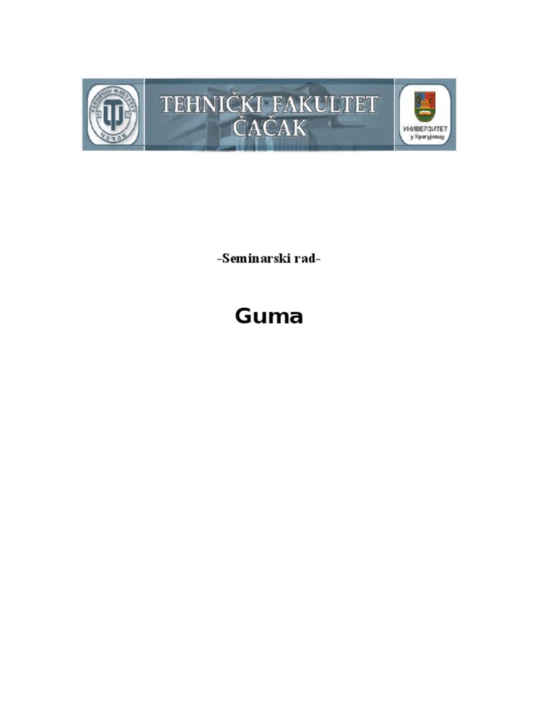 Seminarski Guma | PDF