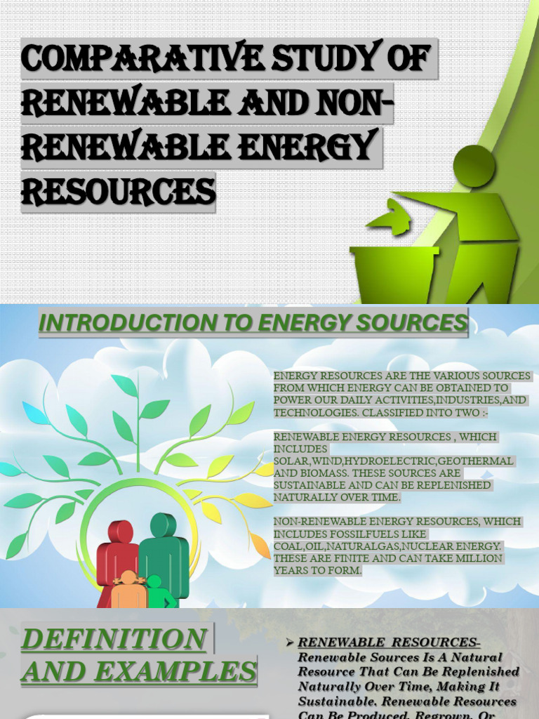 Renewable vs Non-Renewable Energy Analysis | PDF | Renewable Energy ...