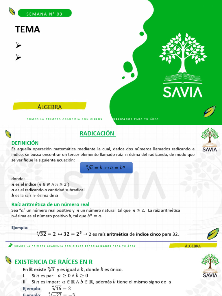 Álgebra - Sem 03 - Regular-Teoría - 2025 - Ii | PDF | Ecuaciones | Álgebra