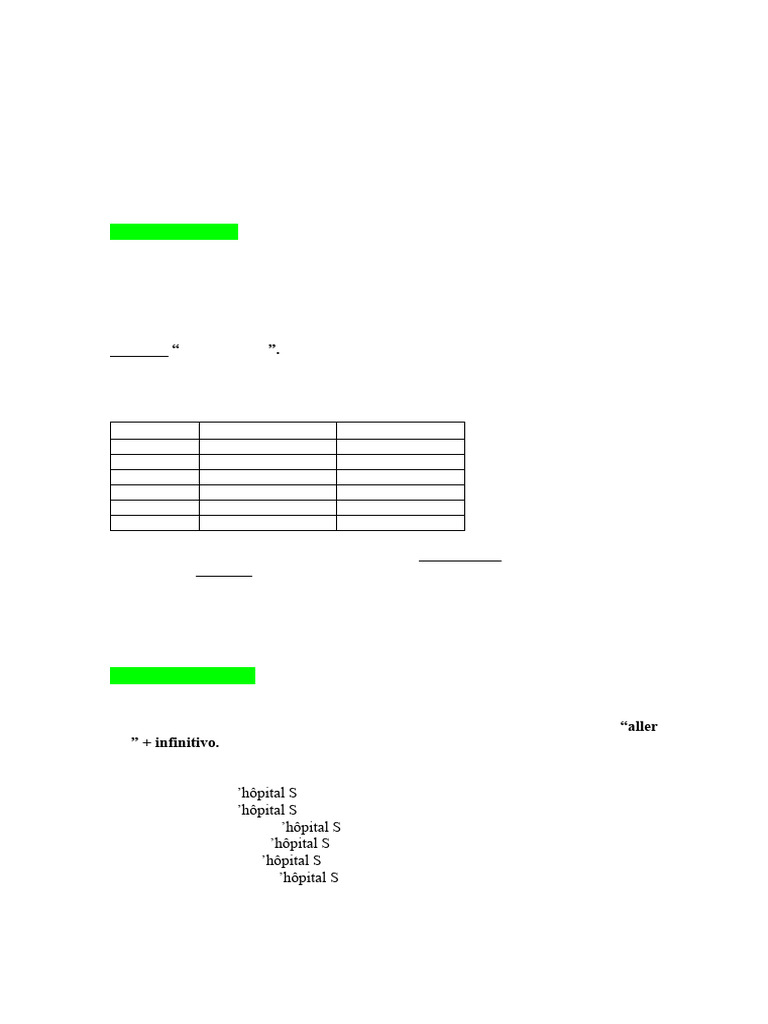 Ficha Futur Simple, Conditionnel y Futur Proche (1) | PDF | Verbo ...