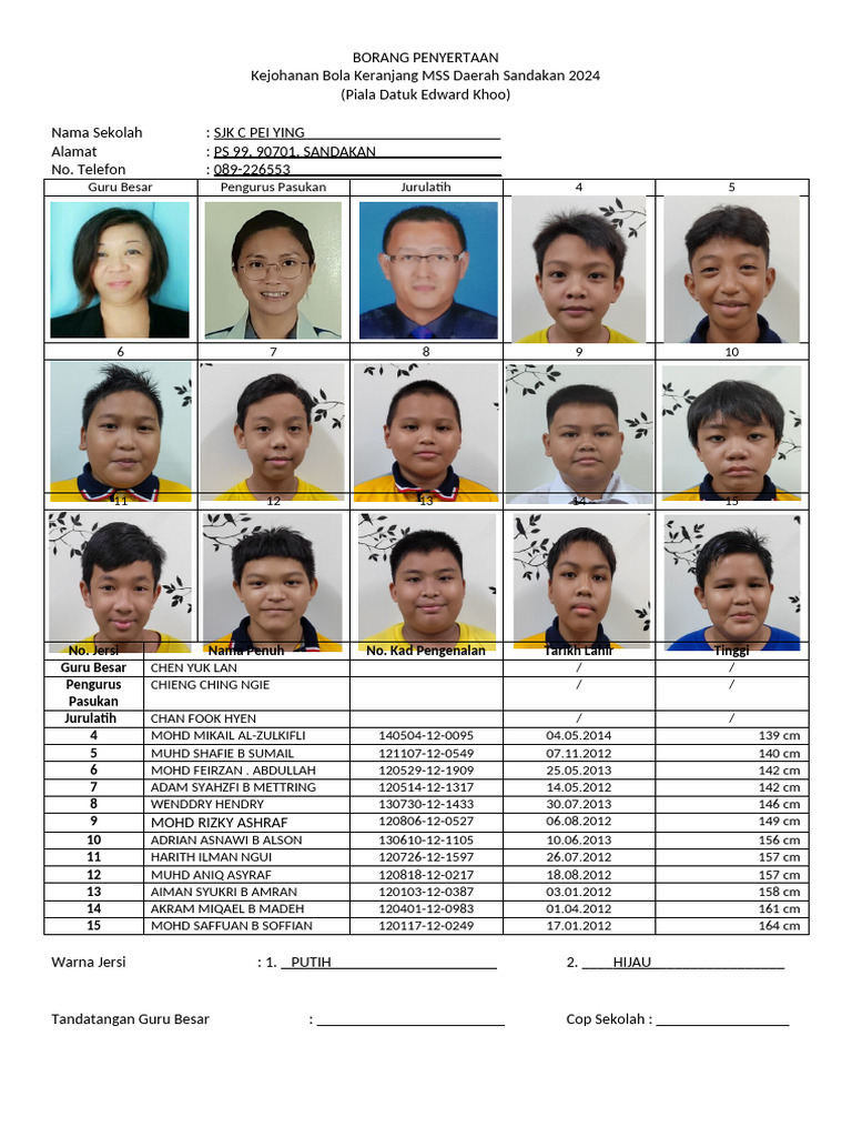 Borang Penyertaan Bk 2024 Pdf
