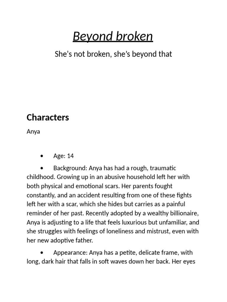 Beyond Broken | PDF | Psychological Trauma