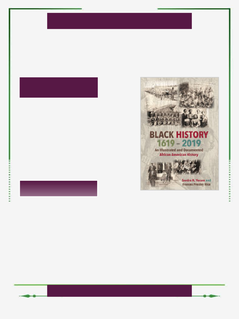 Black History 1619-2019: An Illustrated and Documented African-American ...