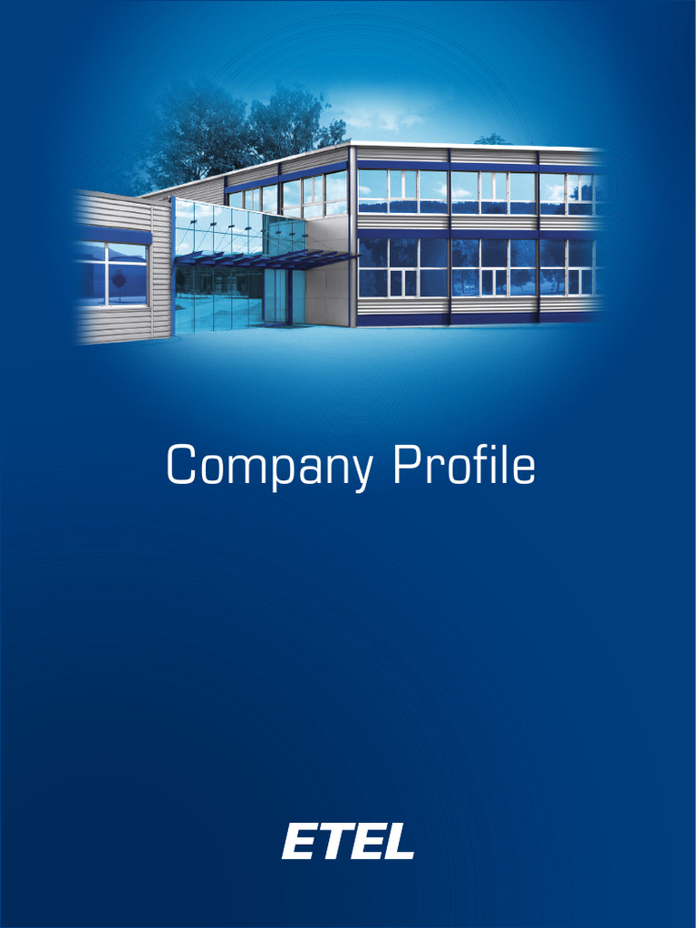 ETEL Company_Profile_EN | PDF | Switzerland | Business