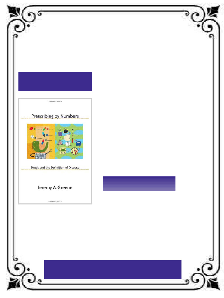 Prescribing by Numbers Drugs and the Definition of Disease 1st Edition ...