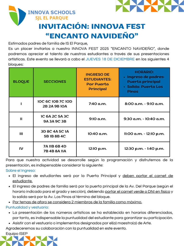 Invitaci211n Innova Fest Diciembre 2025-1-1408332 | PDF