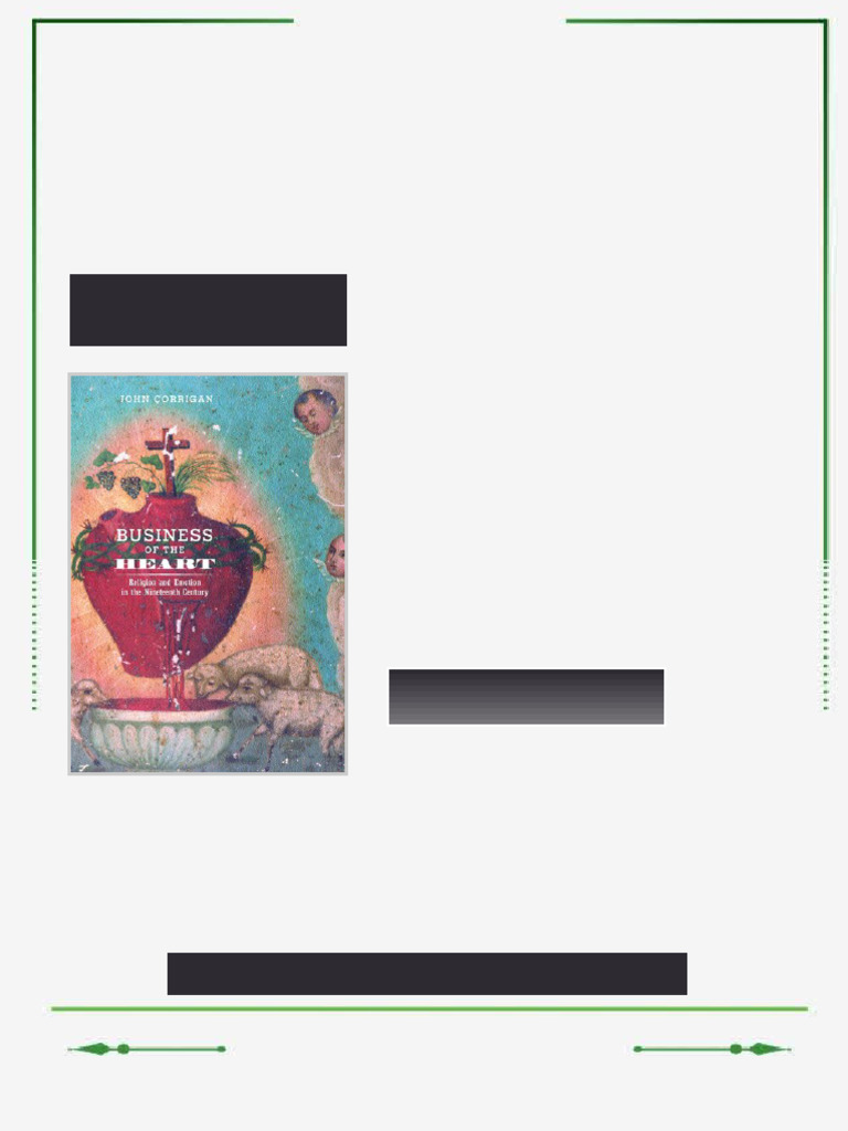 Business of the Heart: Religion and Emotion in the Nineteenth Century ...