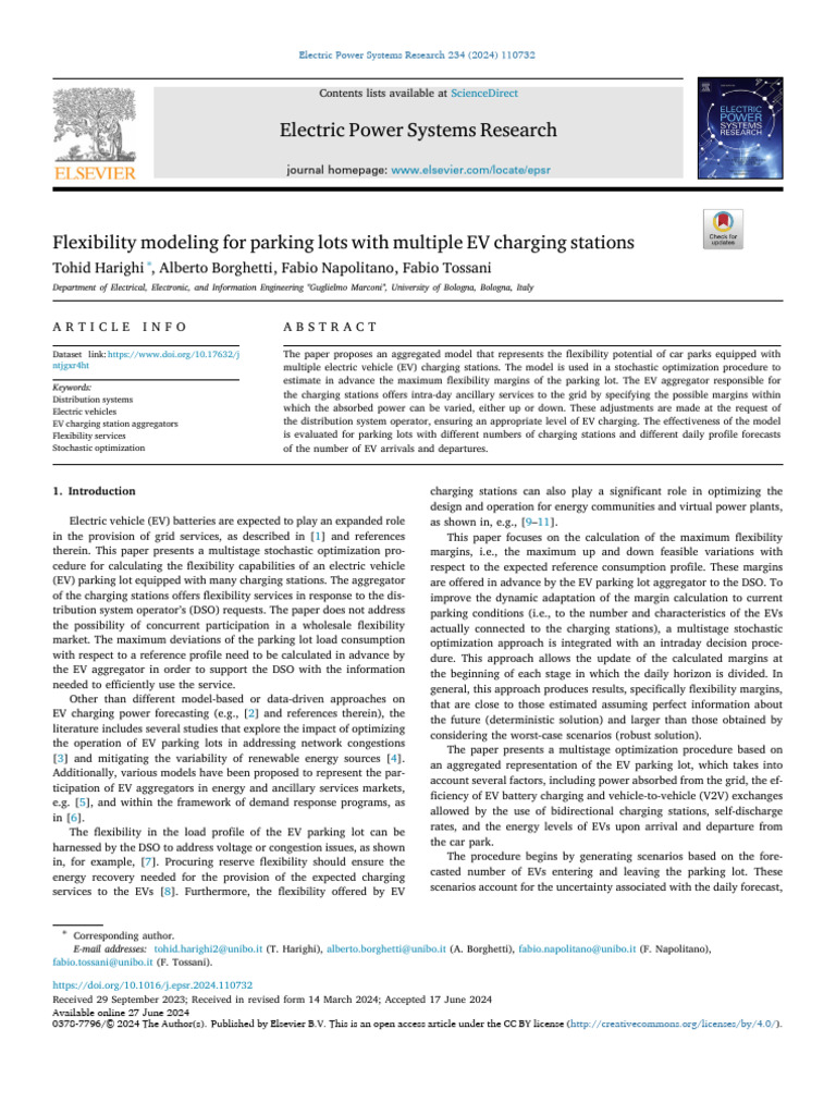 Flexibility modeling for parking lots | PDF | Cluster Analysis ...