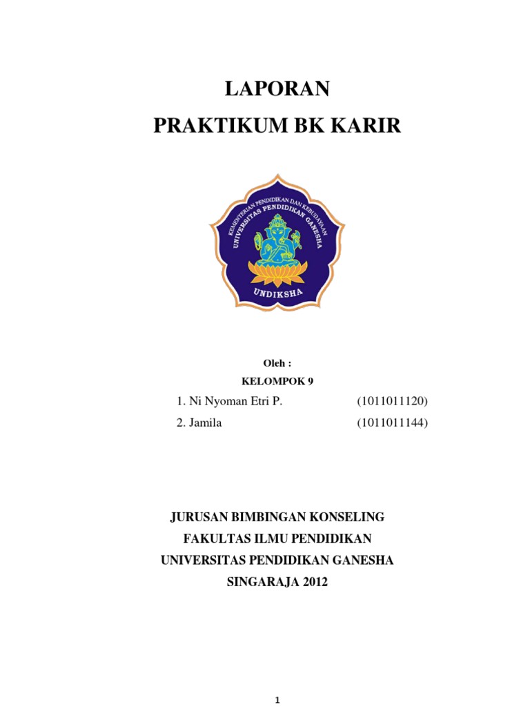 Laporan BK Karir | PDF