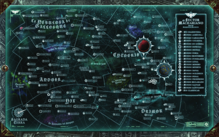 Imperium Maledictum Mapa Del Sector Machariano | PDF
