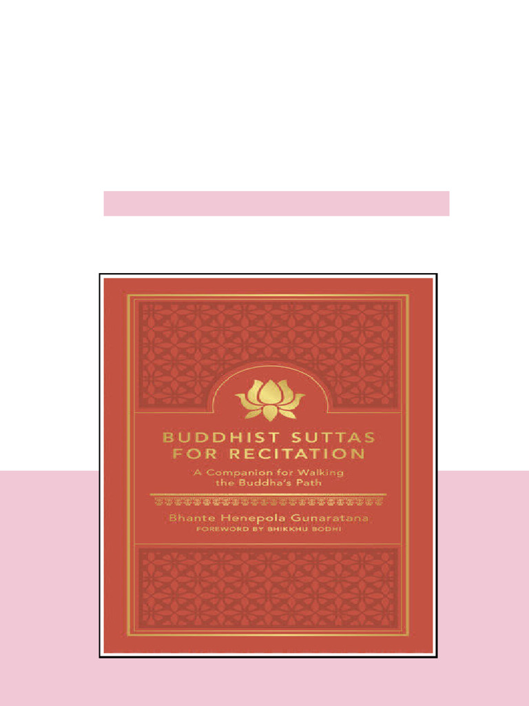 Buddhist Suttas For Recitation Bhante Gunaratana digital download | PDF