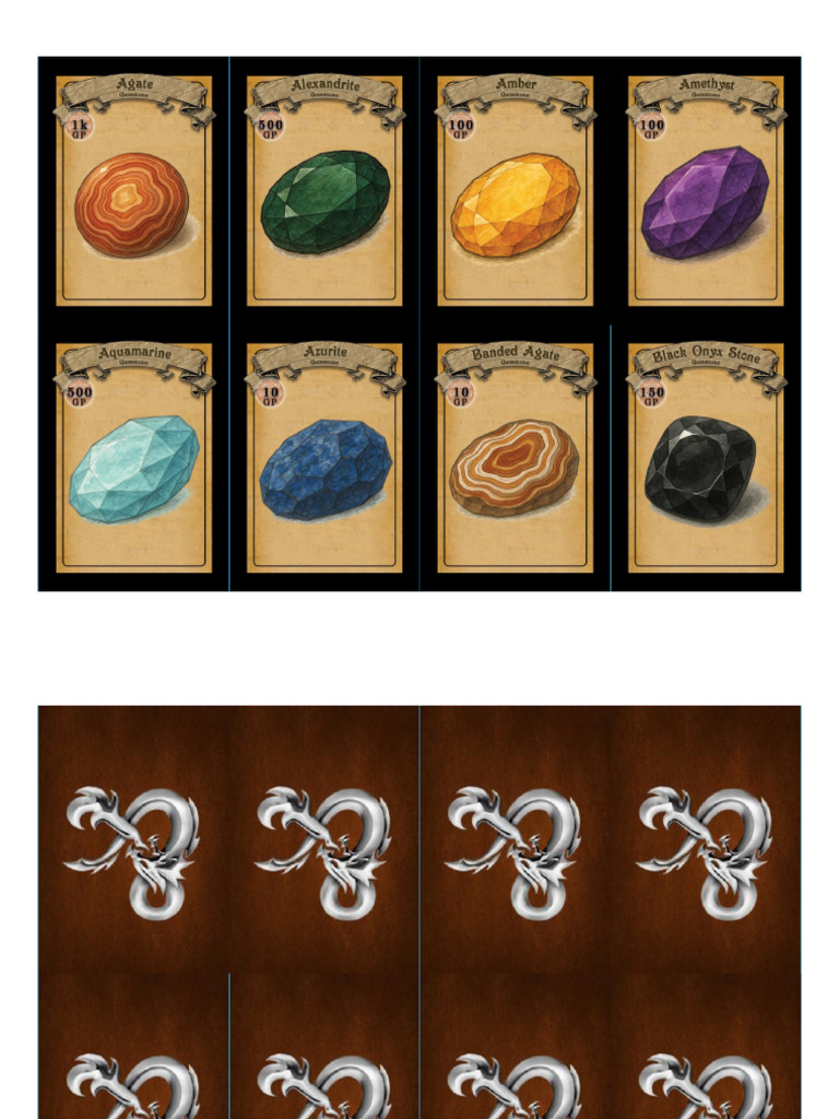 Gemstones and Treasure | PDF