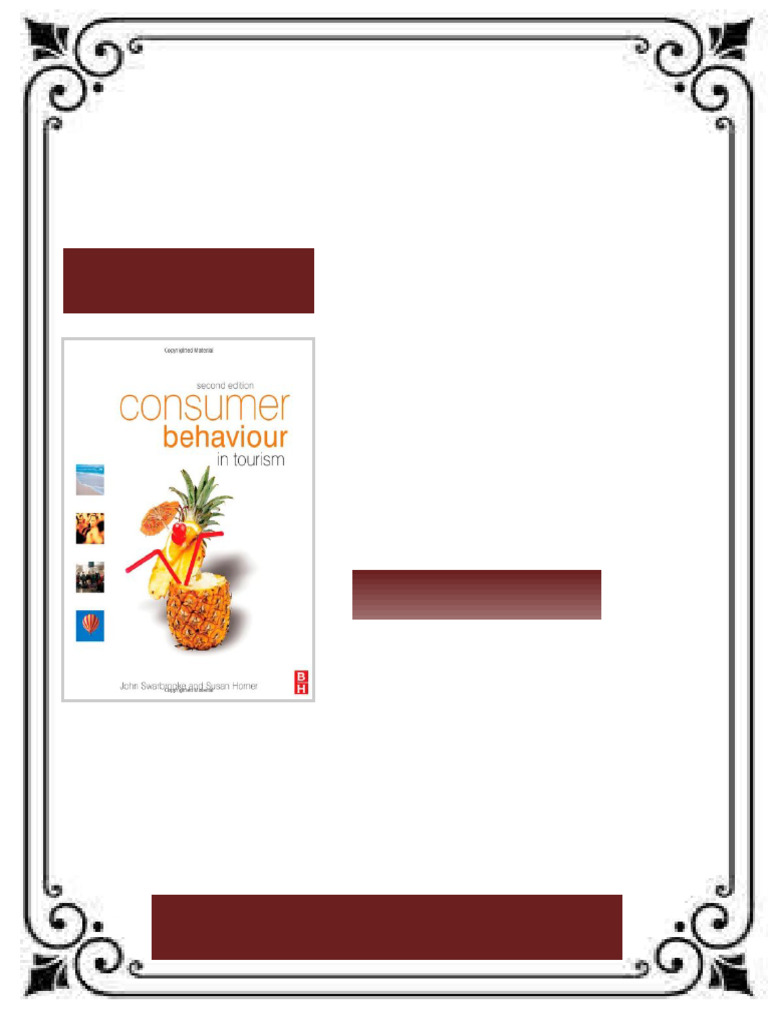Consumer Behaviour in Tourism Second Edition John Swarbrooke ebook ...