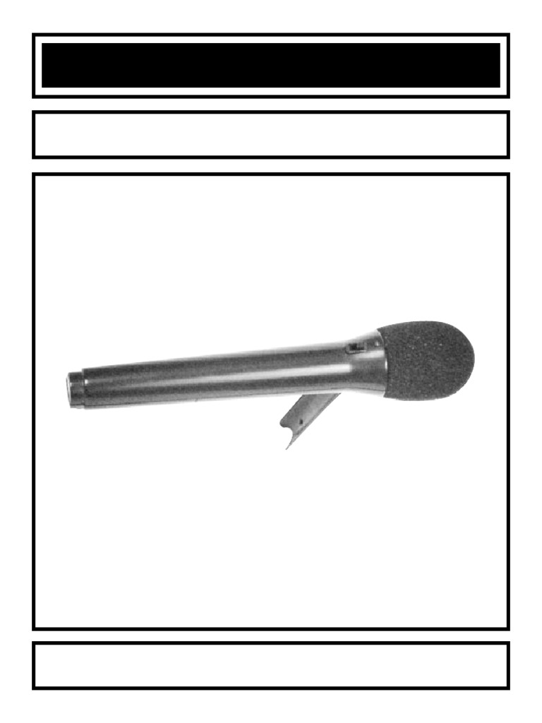 FM Wireless Microphone Kit Manual | PDF | Frequency Modulation | Radio