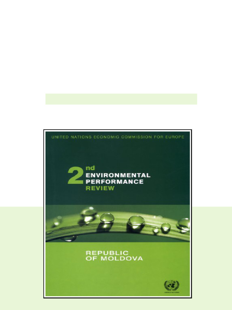 Environmental Performance Reviews Republic Of Moldova Second Review ...