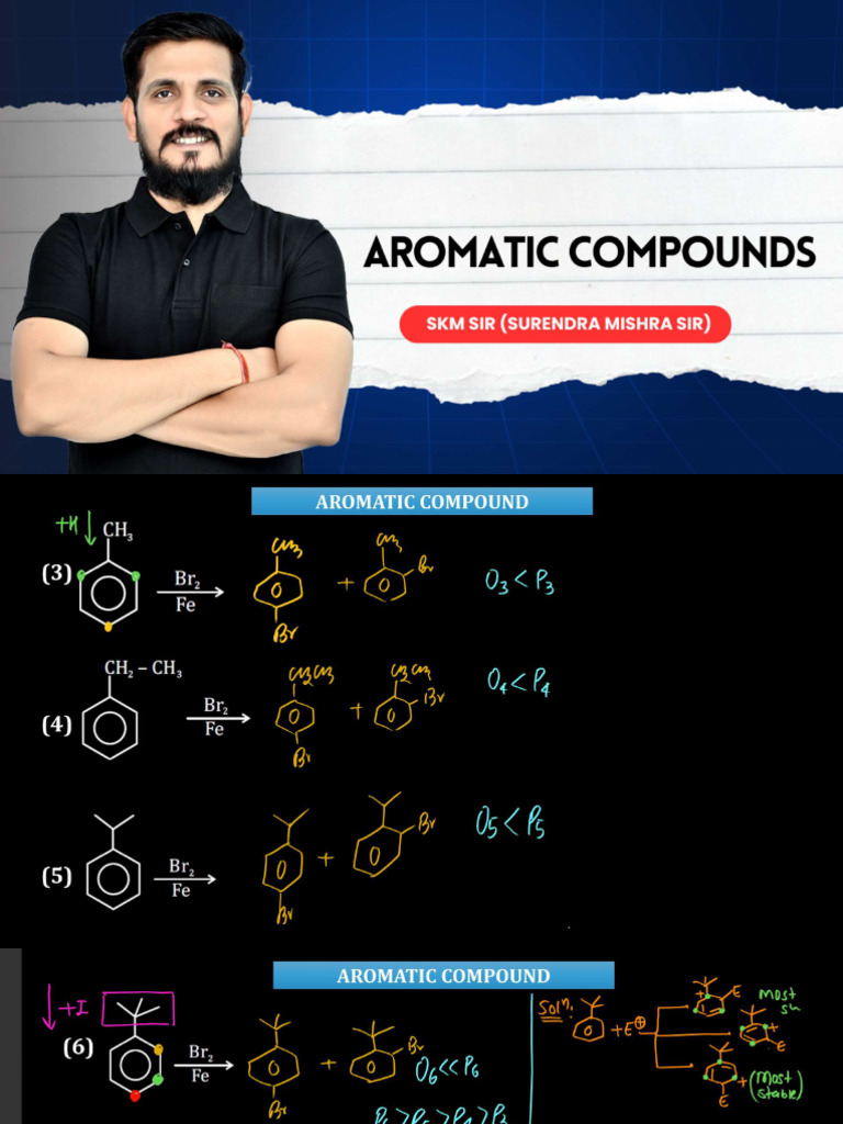 Aromatic Compound - L-06 (Class Notes) - Aromatic Rearrangement Cumen ...