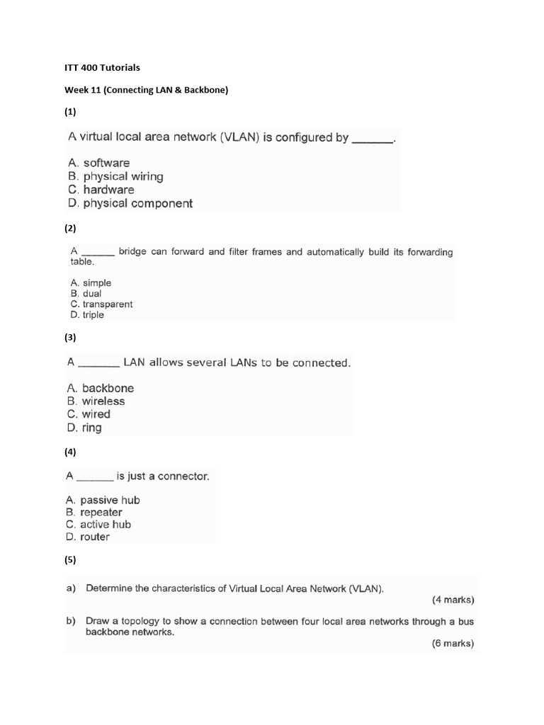 Tutorial Week 11 | PDF