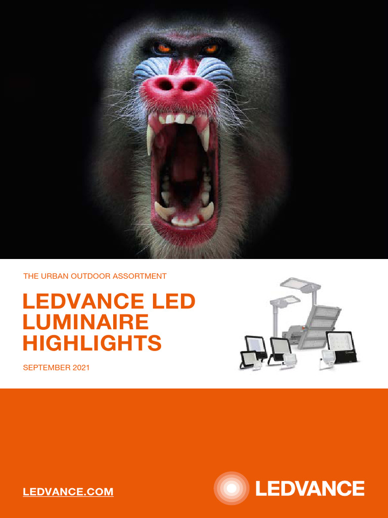 LEDVANCE Urban Outdoor Lighting Solutions | PDF | Lighting