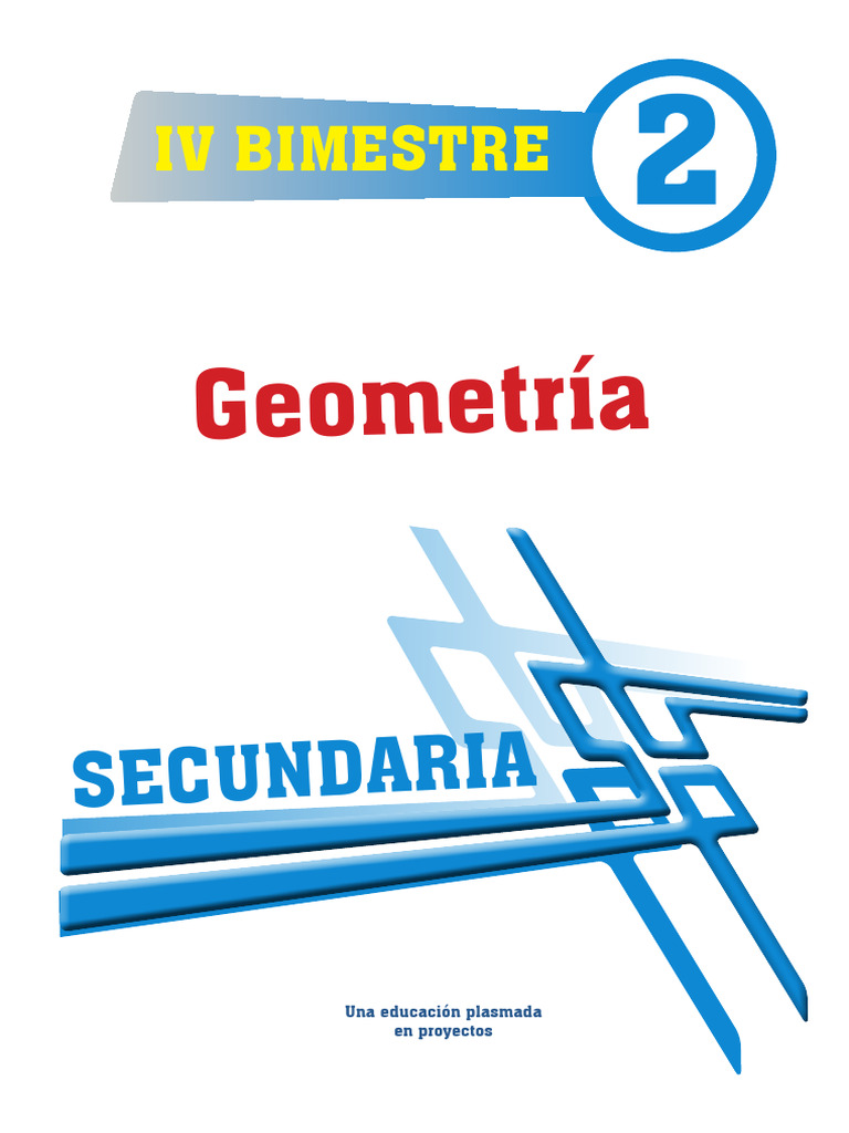 2do Sec Geometría - m | PDF | Geometría euclidiana | Geometría Elemental