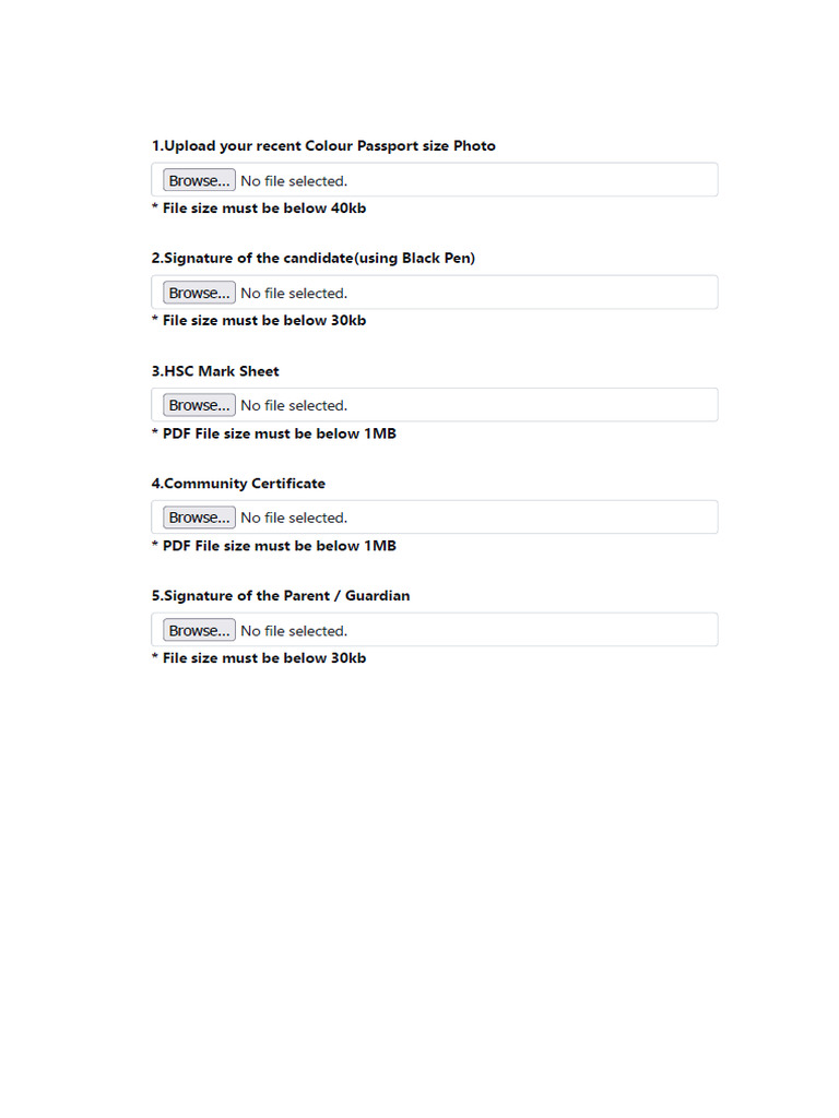 Soft Copy List For Admission | PDF