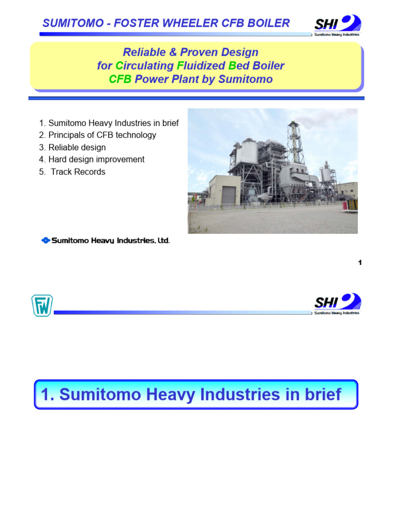 CFB Boiler Design by Sumitomo Industries | PDF | Coal | Cogeneration