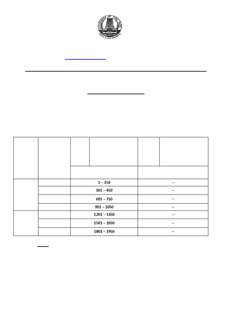 Certificate Verification Schedule For The Post of Health Inspector ...