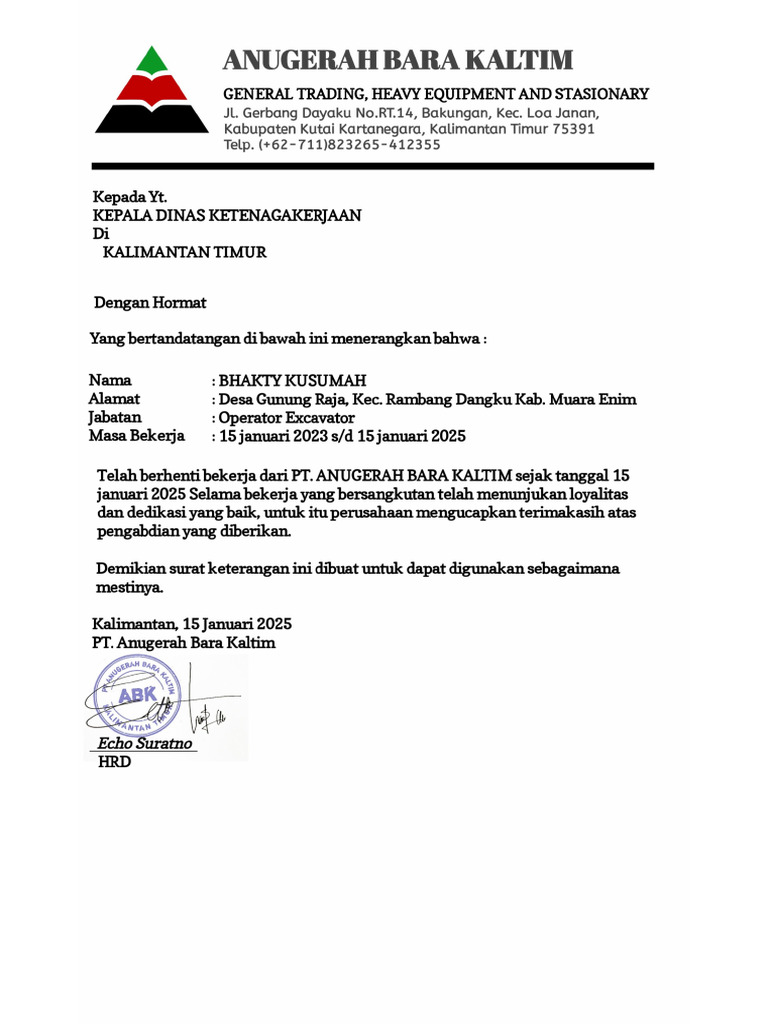 Paklaring Bhakty Kusumah1 | PDF