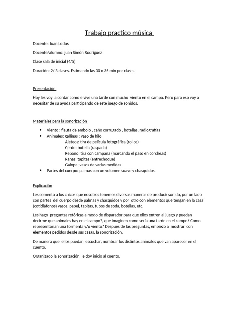 Trabajo Practico 3 Cuento | PDF
