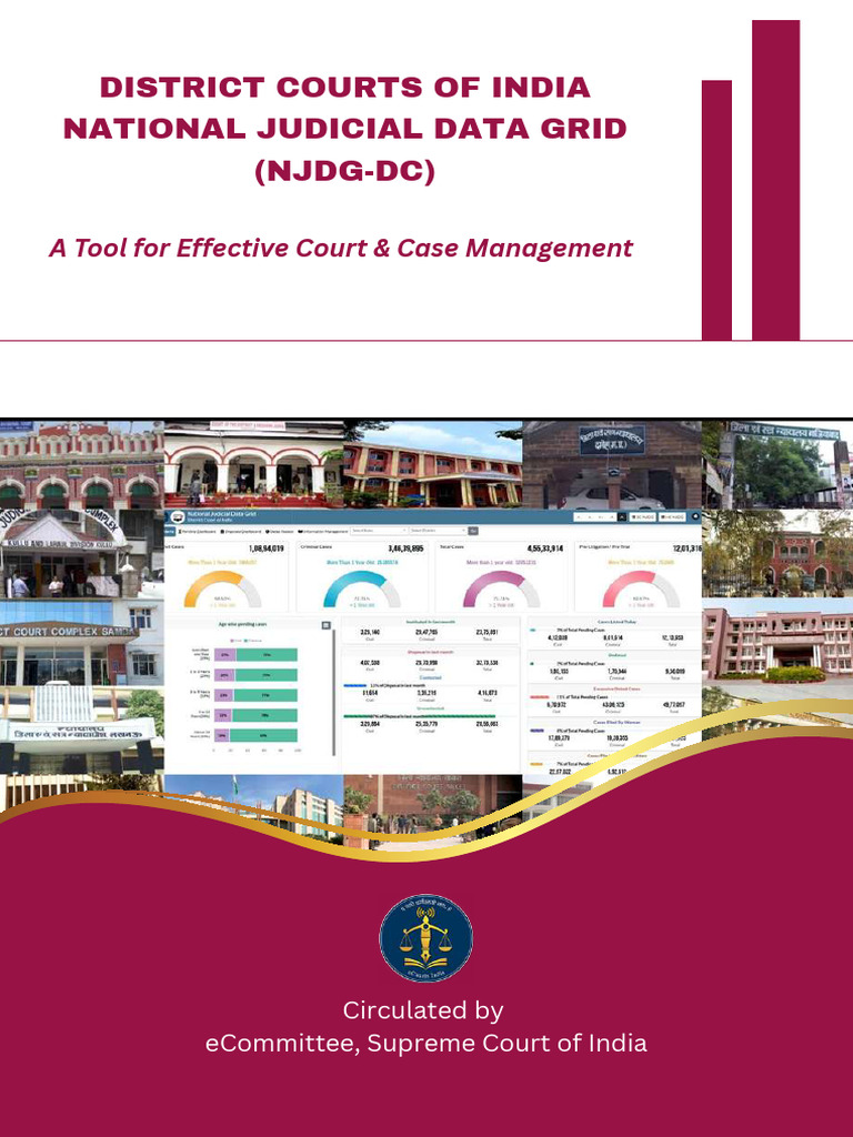NJDG-DC: Court Case Management Guide | PDF | Chart | Information Science