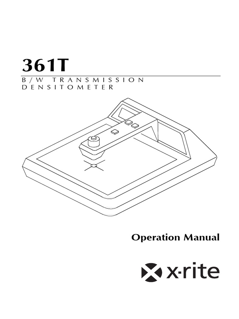 361T Densitometer Operation Manual | PDF | Legal Liability | Calibration