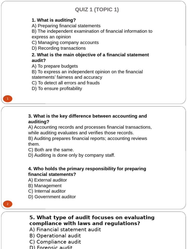 Quiz 1 (Topic 1) | PDF