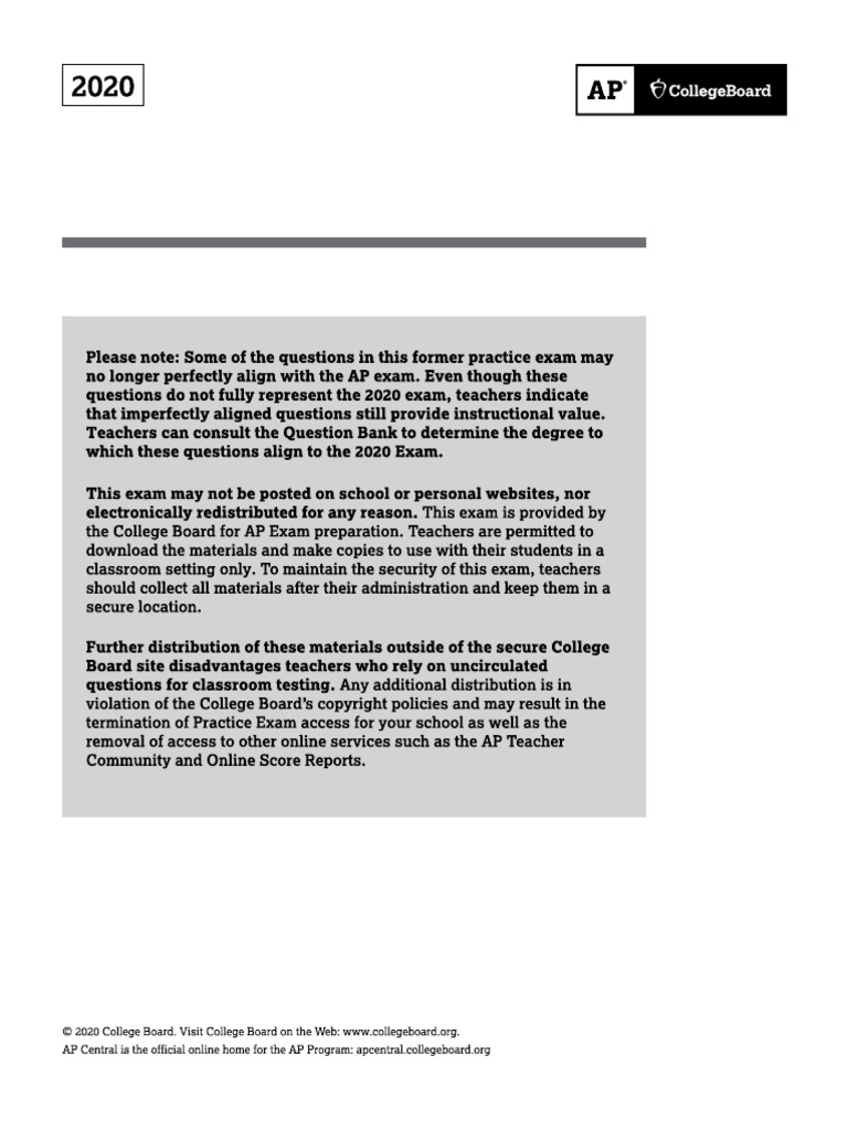 Apush Practice Exam 2019 | PDF