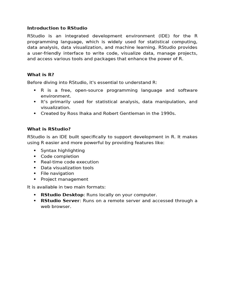 R Programming | PDF | Command Line Interface | Integrated Development Environment