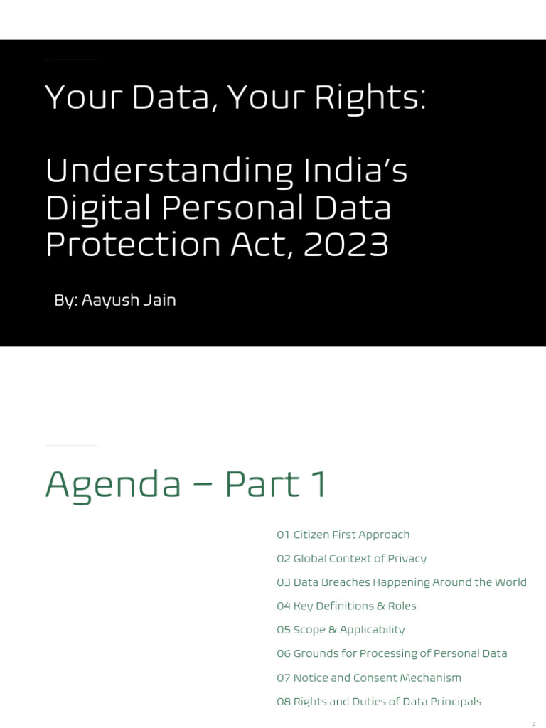 India’s Digital Data Protection Act 2023 | PDF