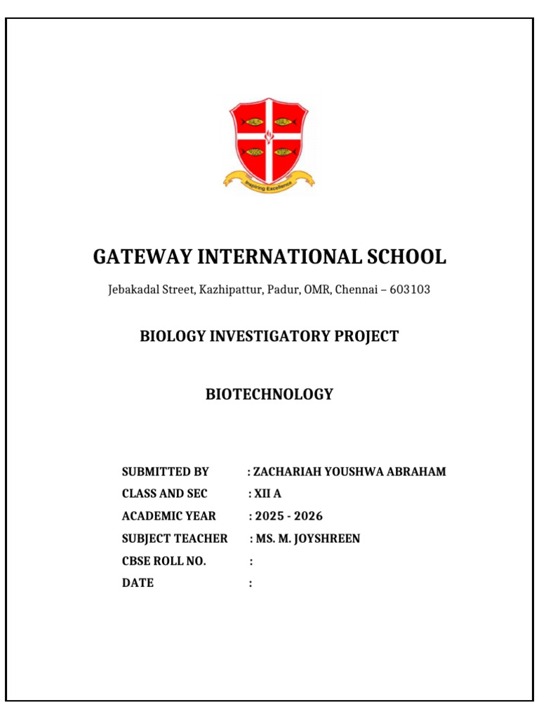 Grade 12 Bio Investigatory Project-Pages-Deleted | PDF | Biotechnology ...