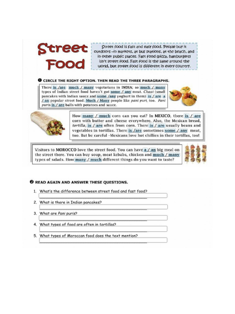 Reading Comprehension | PDF | Foods | Cooking